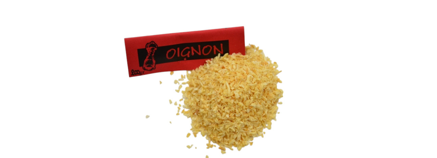 Oignon émincé en vente sur Epices and love Belgique